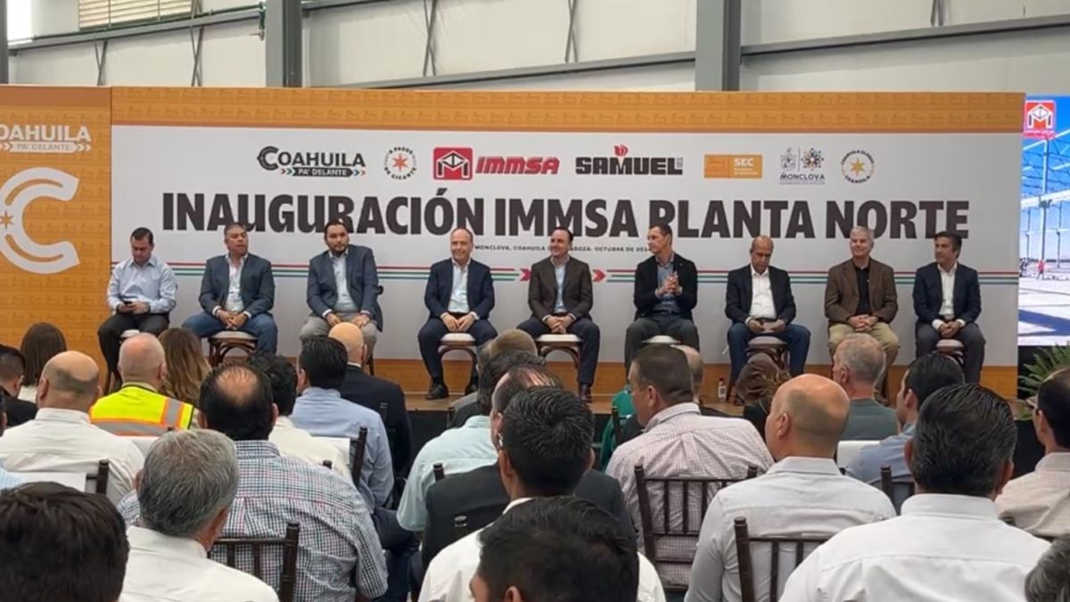 Inauguran planta de IMMSA en Monclova con inversión de 500 mdp - Global ...